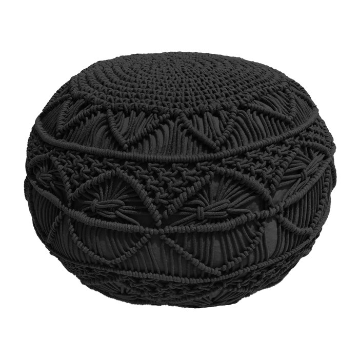 Affinity Linens Upholstered Pouf & Reviews | Wayfair