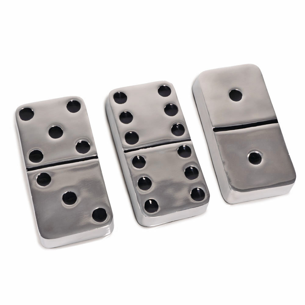 Ivy Bronx Domino Decorative Dominoes - Set Of 3 | Wayfair