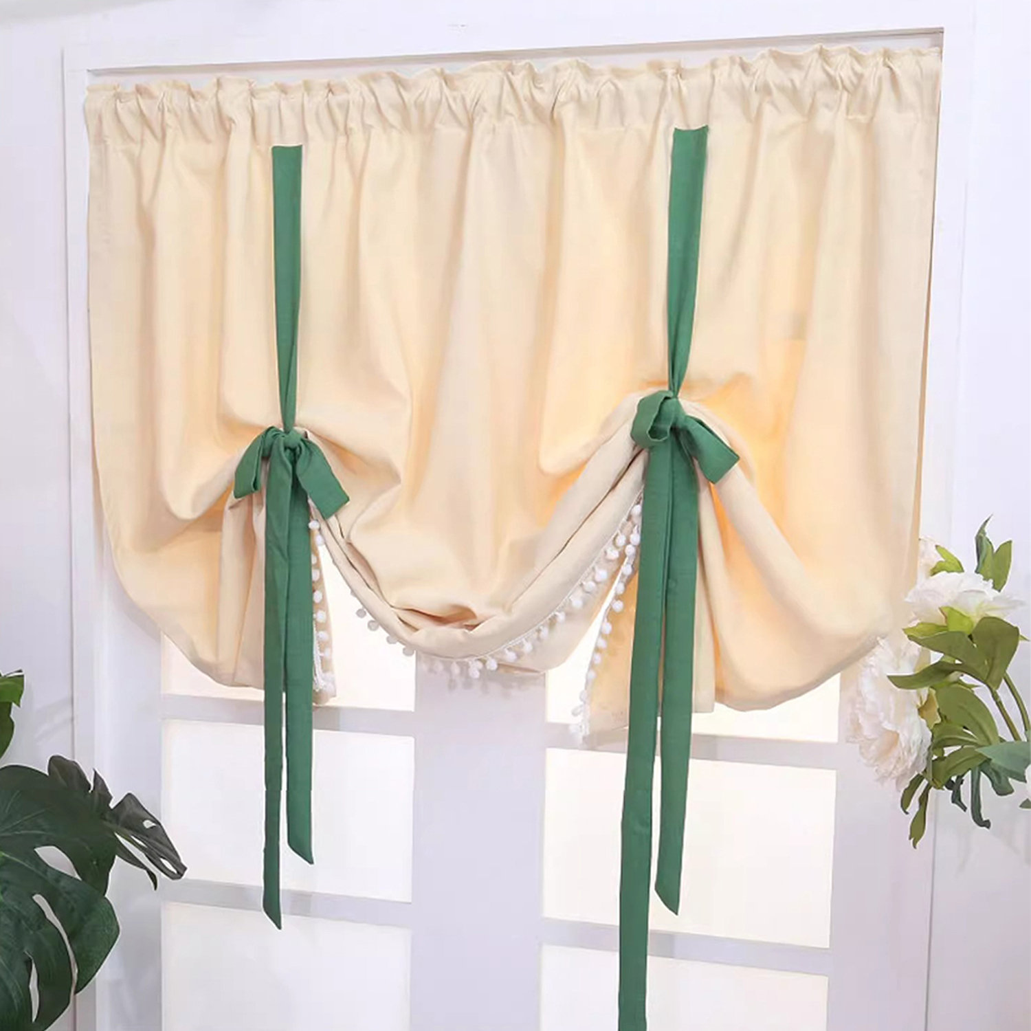 Space Trading Bathroom Dining Room Kitchen Short Curtains | Wayfair