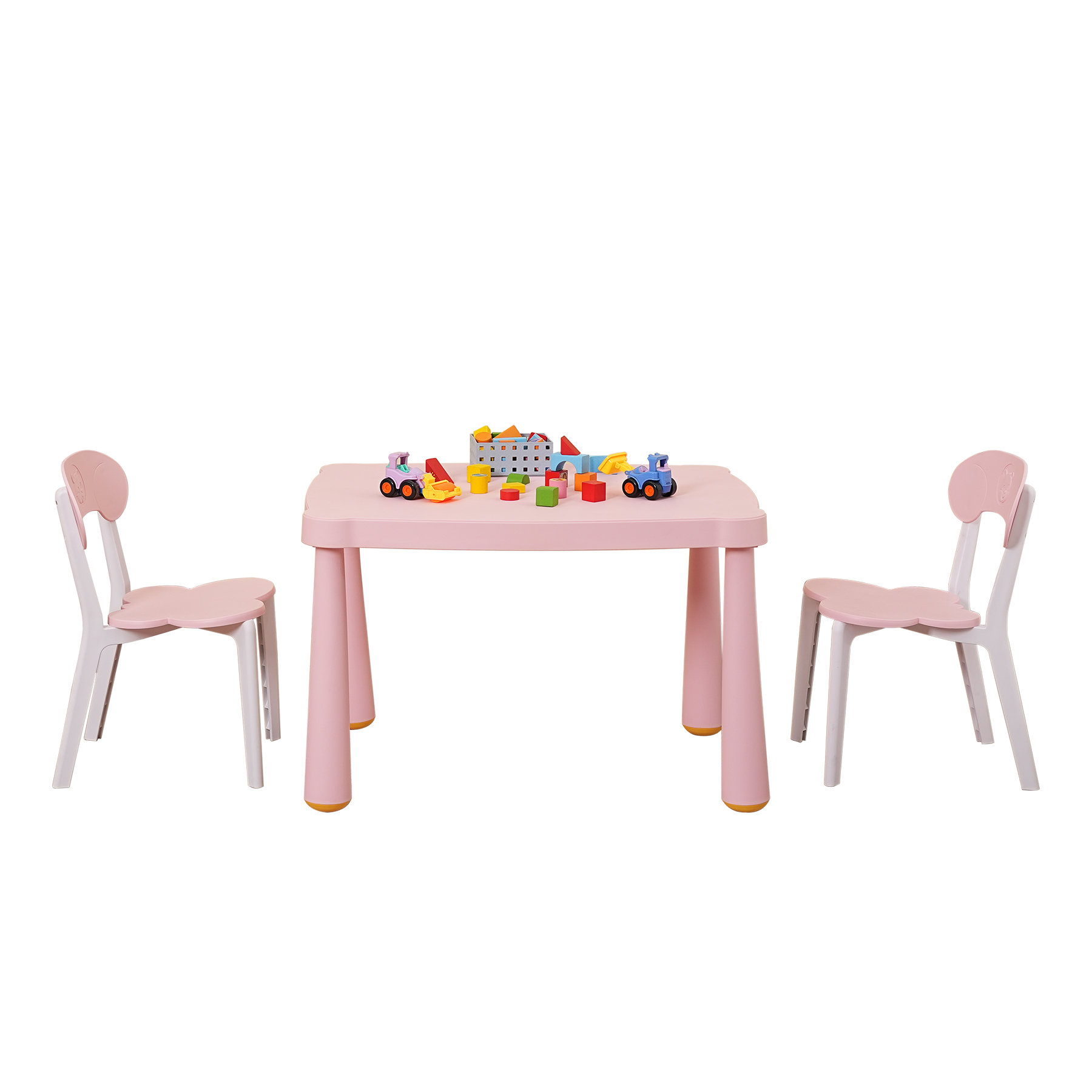 Zoomie Kids Arrellano Rectangular 2 - Student Preschool and Chair Set ...