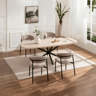 George Oliver Soulsbyville 180-200cm Extending Light Oak Effect Dining ...