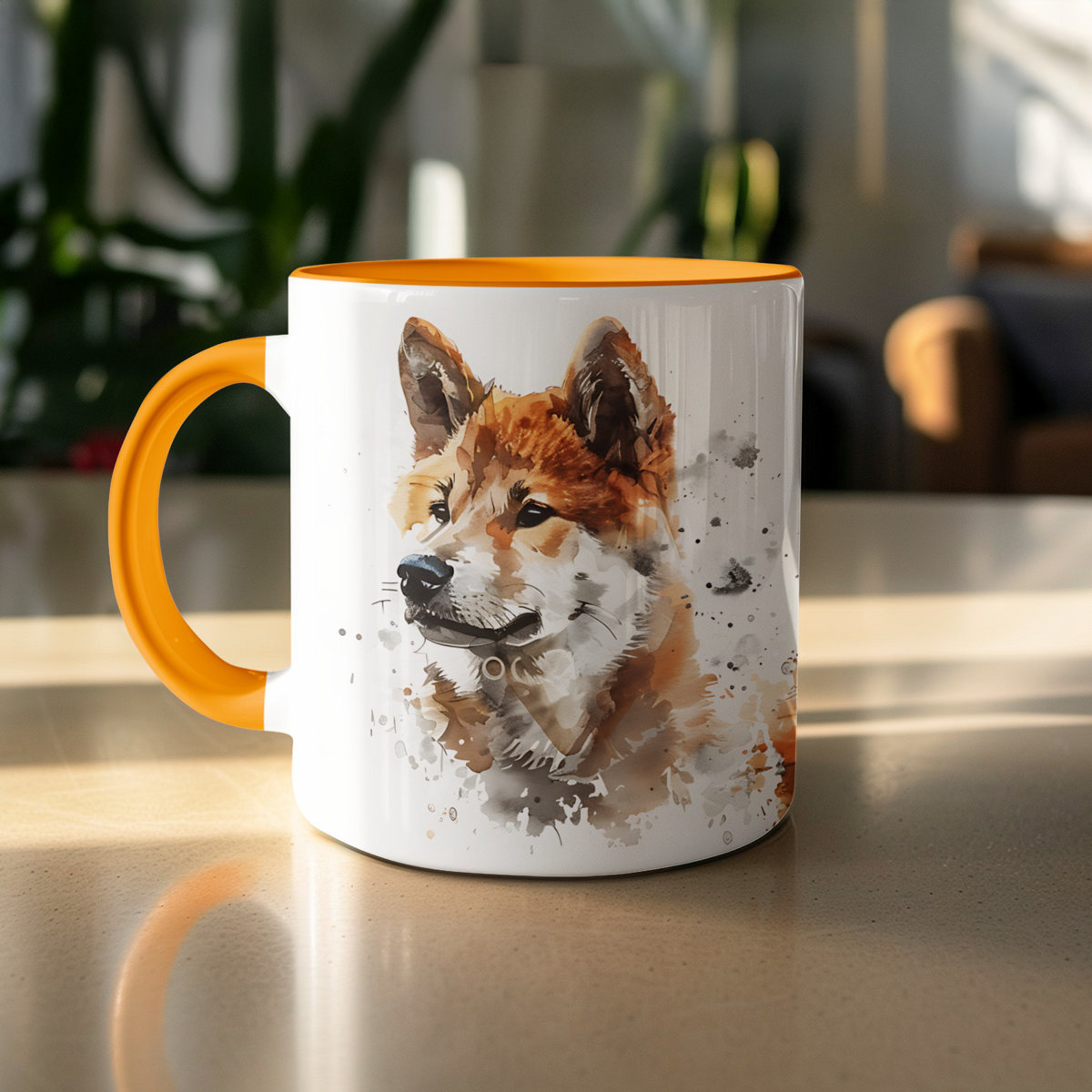 East Urban Home Set of 3 – French Bulldog Watercolor Design 11oz Coffee ...