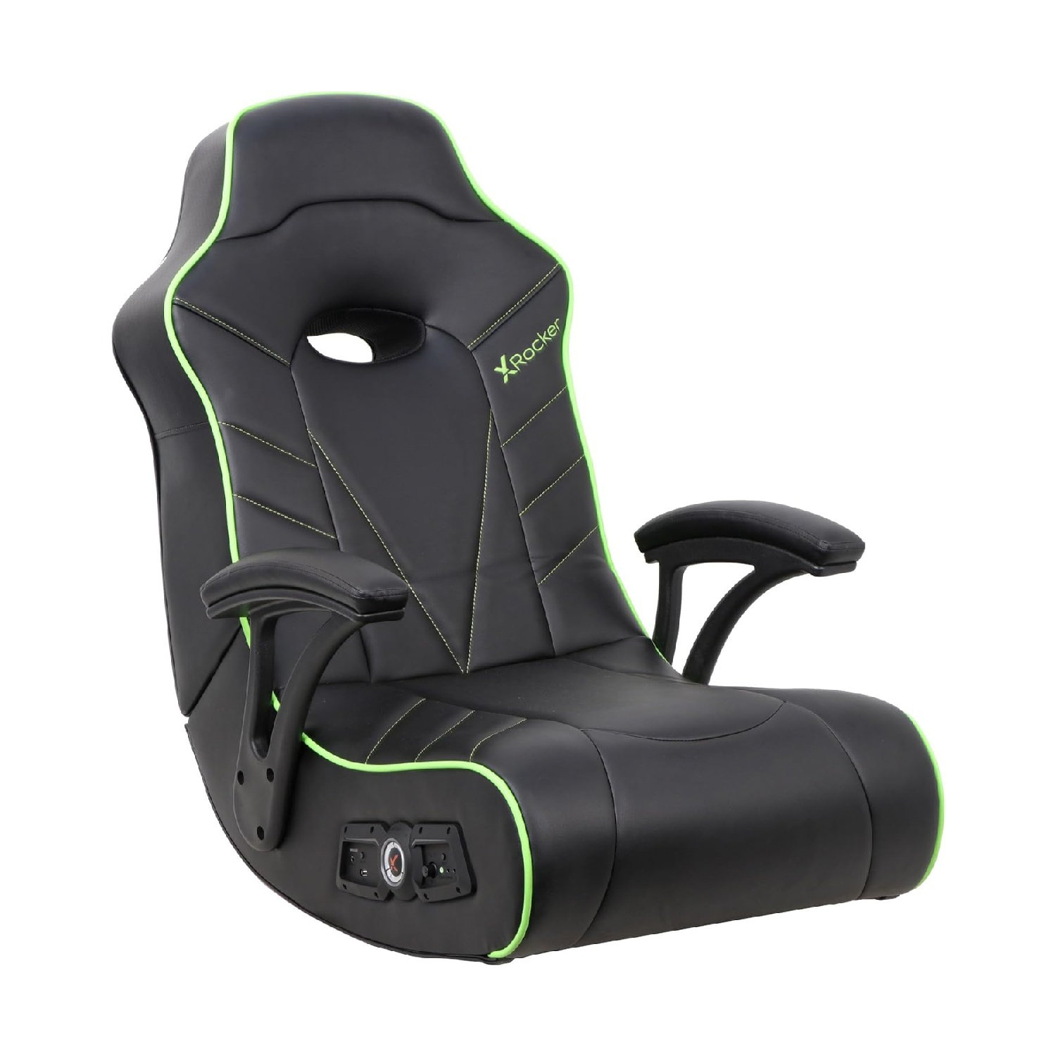 Orren Ellis XL Floor Gaming Rocker Chair For Adults, Foldable For ...