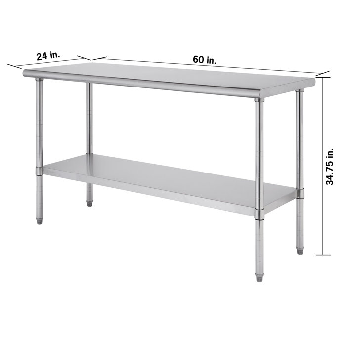 Symple Stuff Metal Prep Table & Reviews | Wayfair