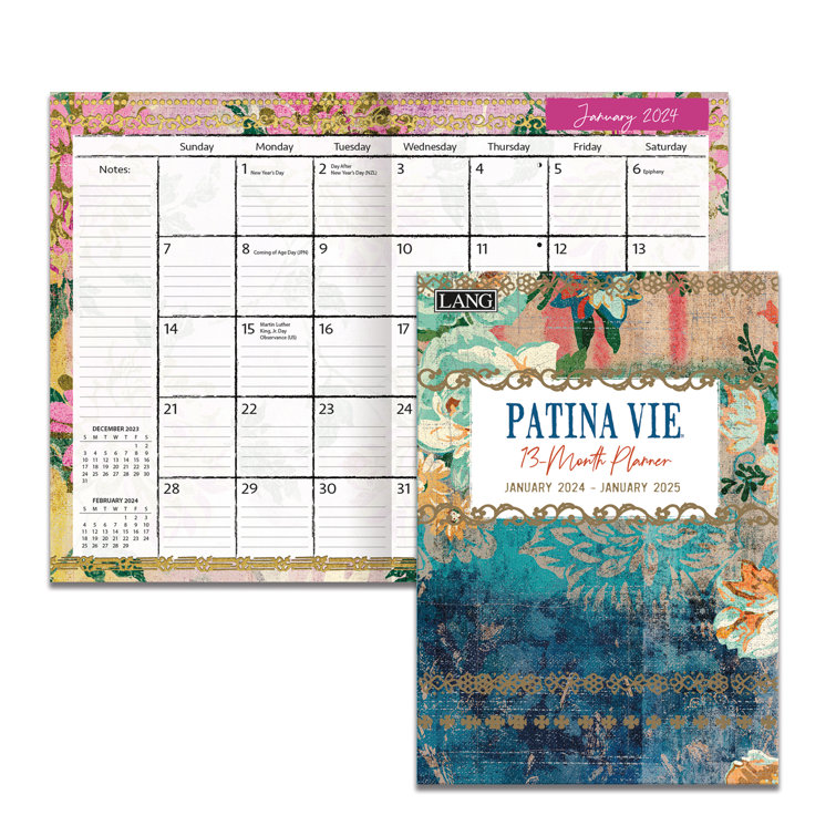 Lang Calendrier mensuel Color My World 2024 - Wayfair Canada