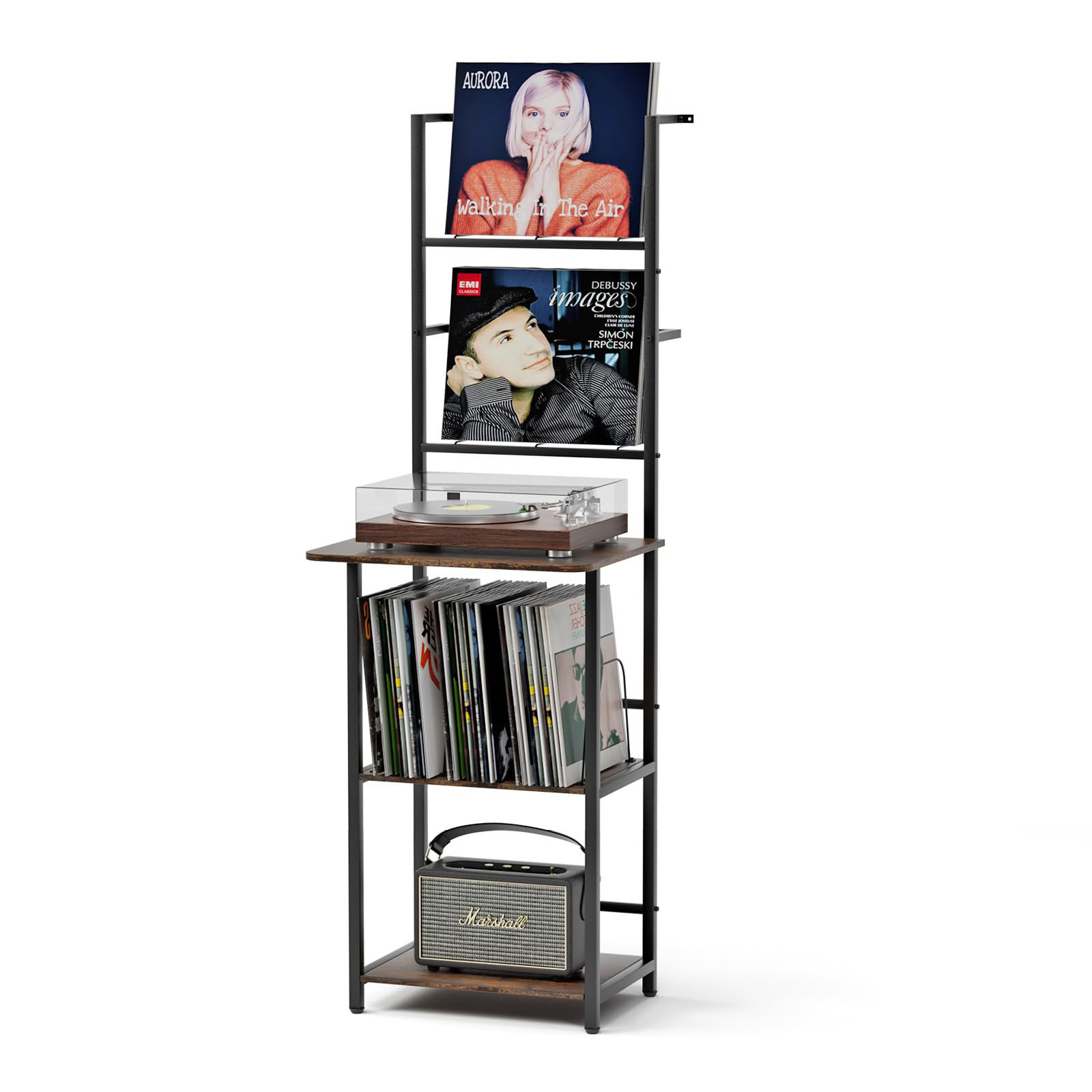 17 Stories Jhamal 61"h Audio Rack Extra Shelving & Reviews | Wayfair