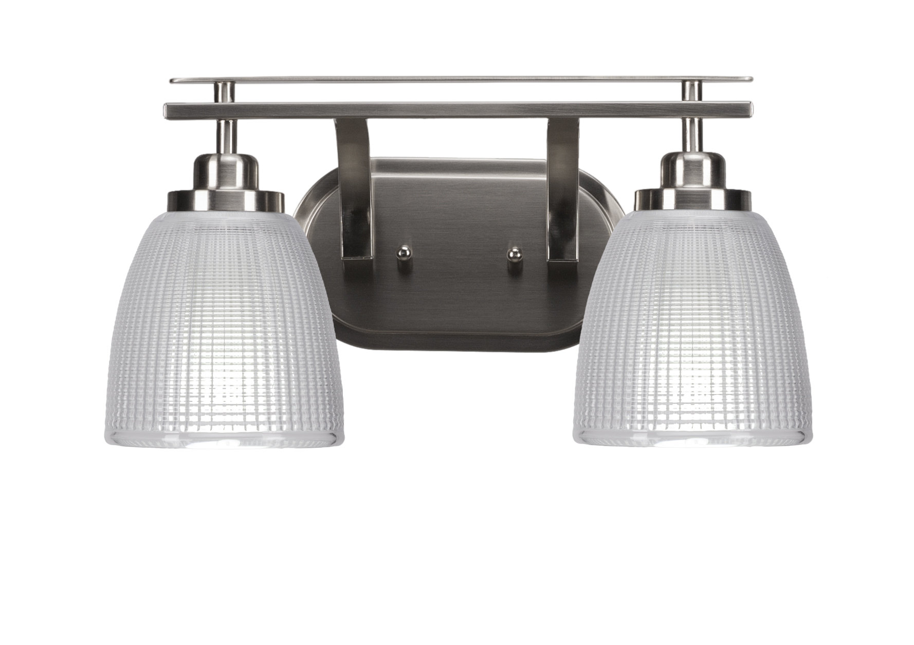 Longshore Tides Alirra 2 Light Bath Bar Shown With 6" Glass - Wayfair ...