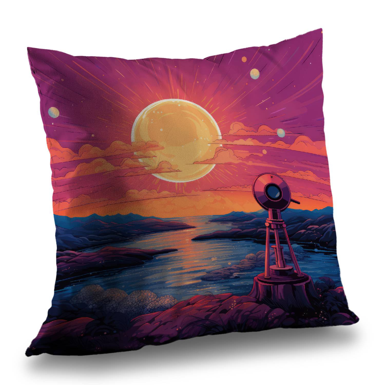 Concius Sales Measure the calm - pillow - Poly twill Print on demand ...