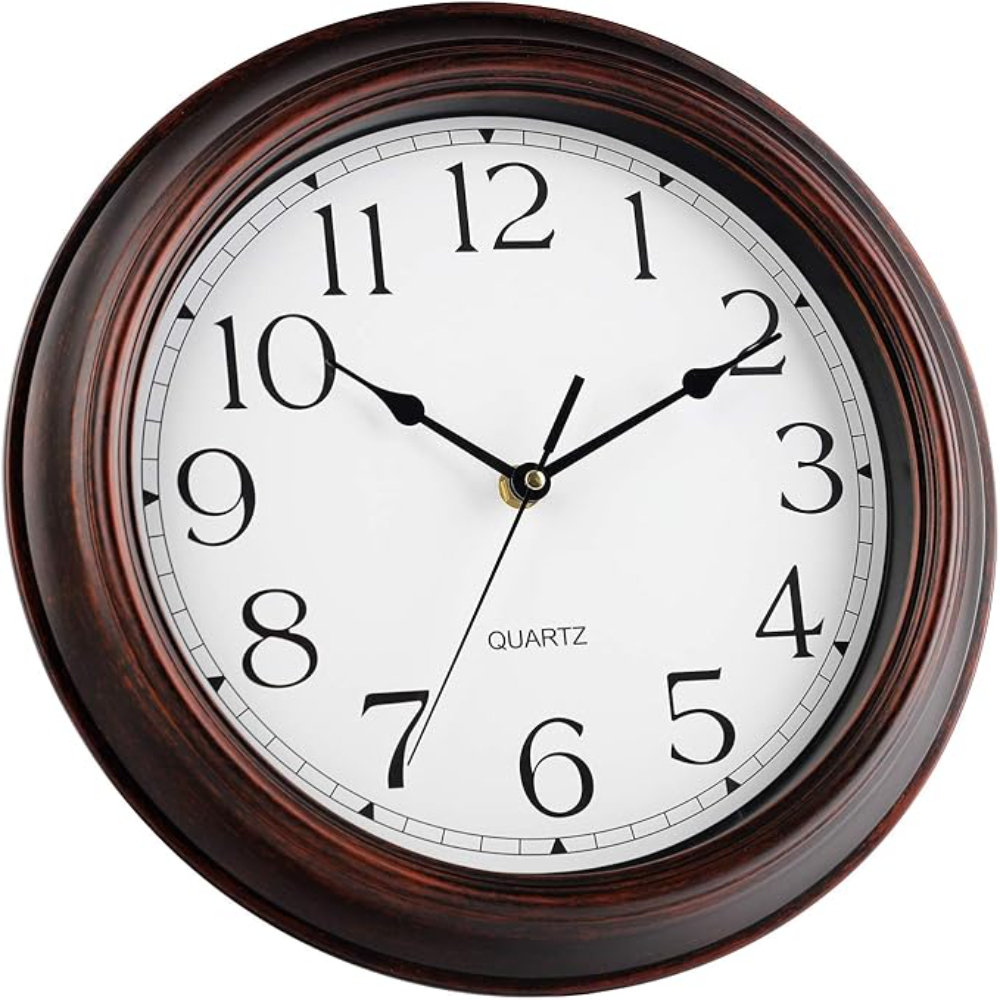 Red Barrel Studio® 12 Inch Wall Clocks Battery Operated Silent Non ...