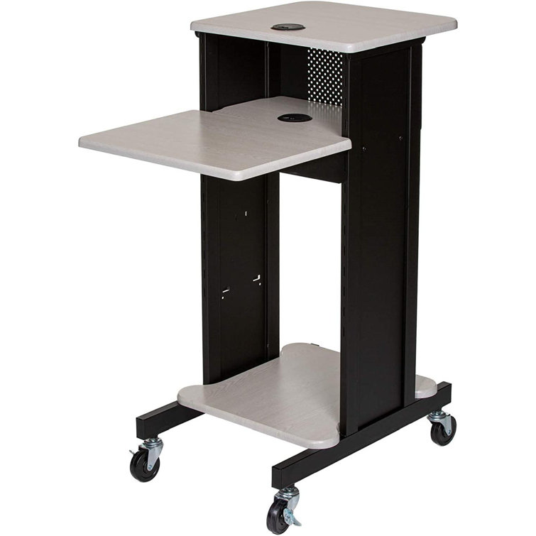 Paracity 40'' H x 21'' W Laptop/Tablet Storage Cart with Wheels ...
