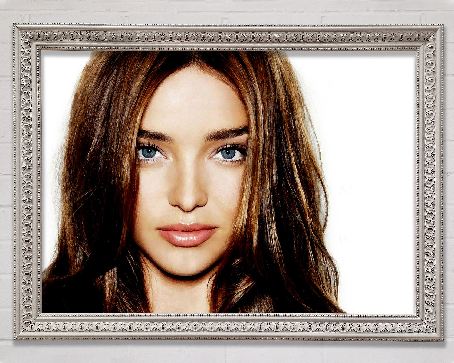 Ebern Designs Miranda Kerr Face - Single Picture Frame Art Prints ...