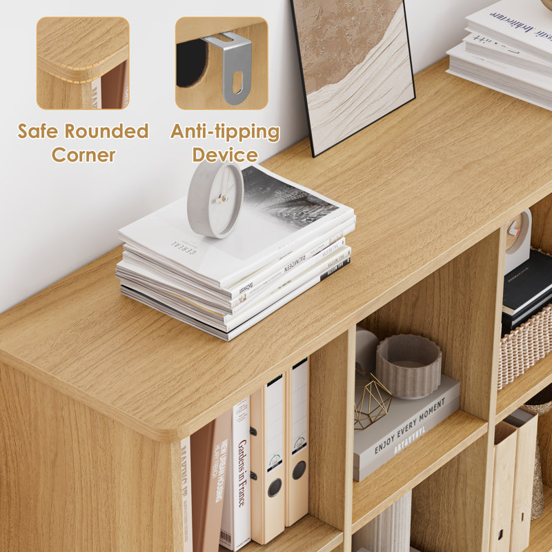 Willa Arlo™ Interiors Ehren 70.8" H x 31.1" W Standard Bookcase With ...