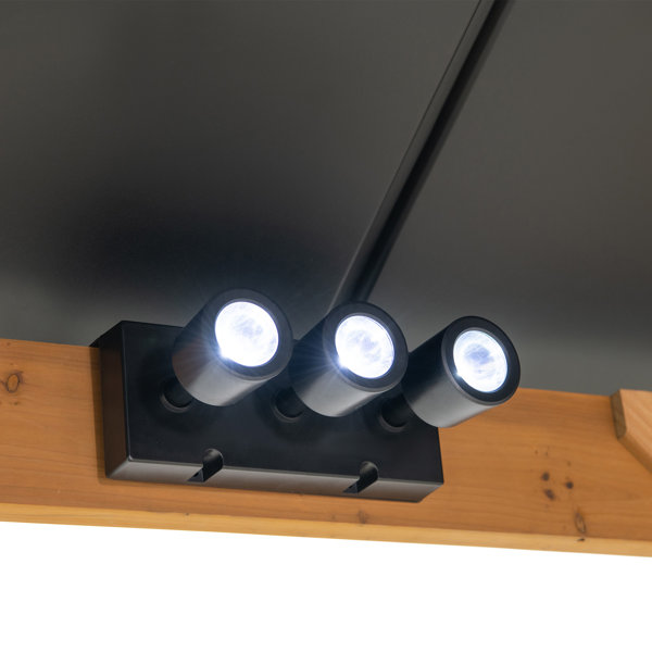 Sunjoy Adjustable LED Ceiling Spotlight Battery Powered 9W LED ...