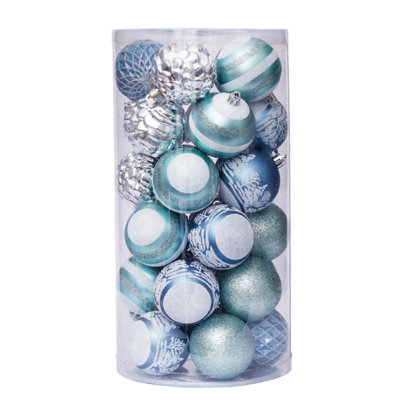 WS at Home 70 Piece Assorted Shatterproof Ball Ornaments Set & Reviews ...