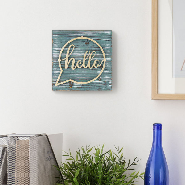 Hello-wood-sign | Wayfair