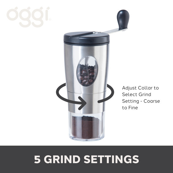 Oggi Brew Stainless Steel Coffee Grinder | Wayfair