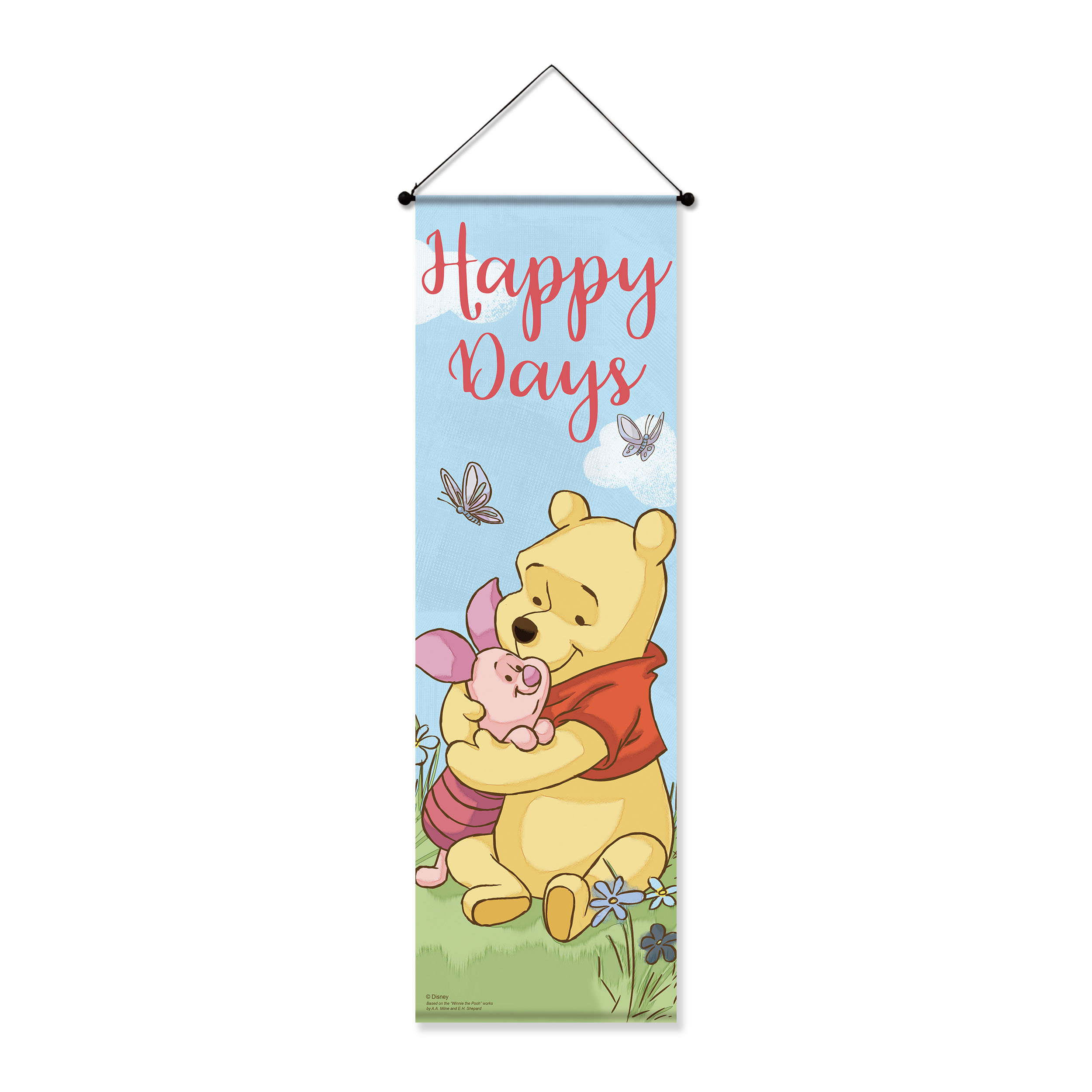 Back Yard Glory Disney Winnie the Pooh Happy Days Banner 15" x 47 ...