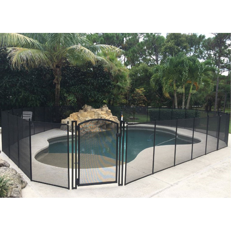 PoolfenceDIY Wide Pool Fence DIY Arch Top Vinyl Gate | Wayfair