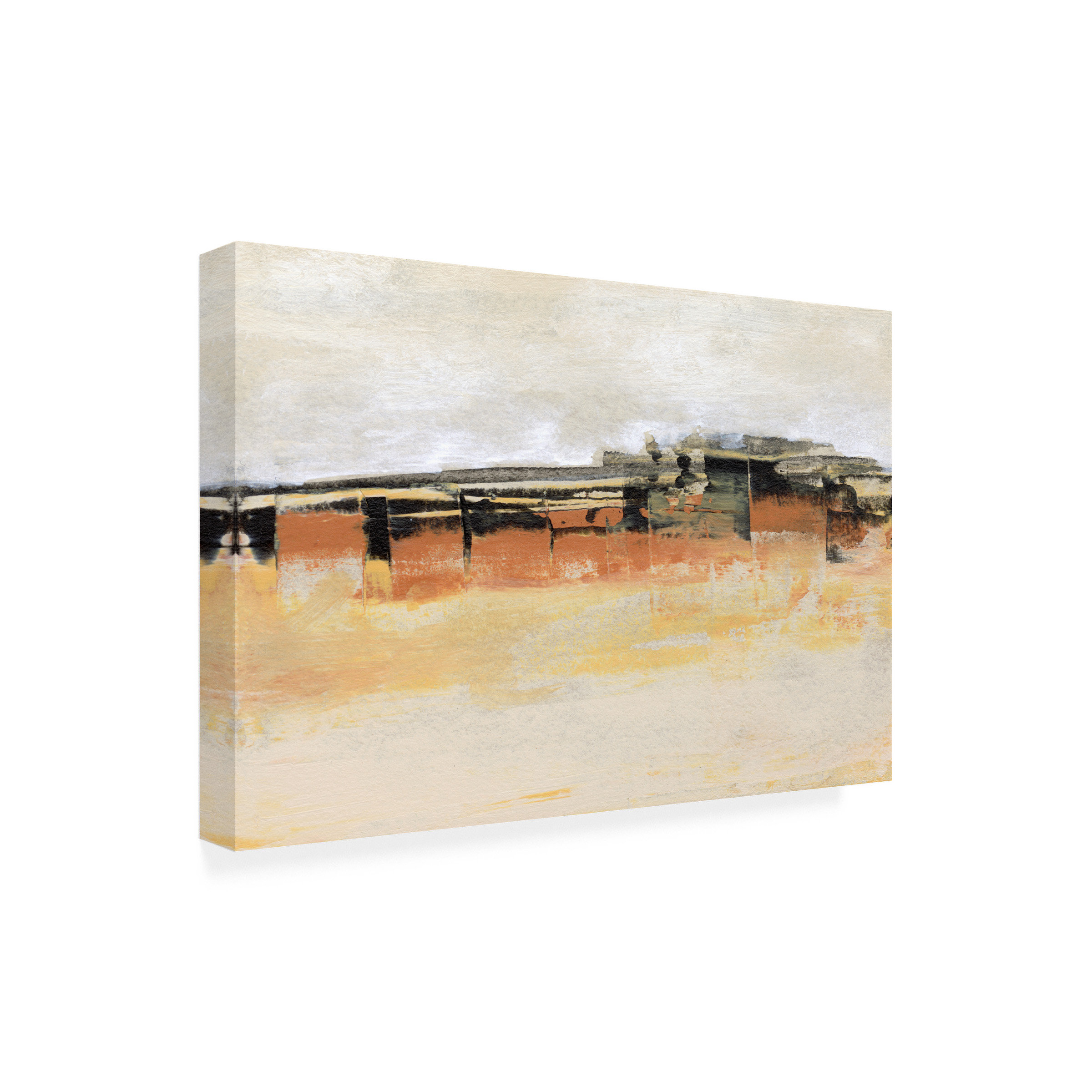 Wrought Studio™ Bridges Ochre II by Sharon Gordon - Unframed Print on ...