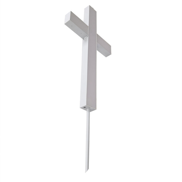 Trinx Premium Metal & Acrylic Cross LED Lighted Cross, Christian ...