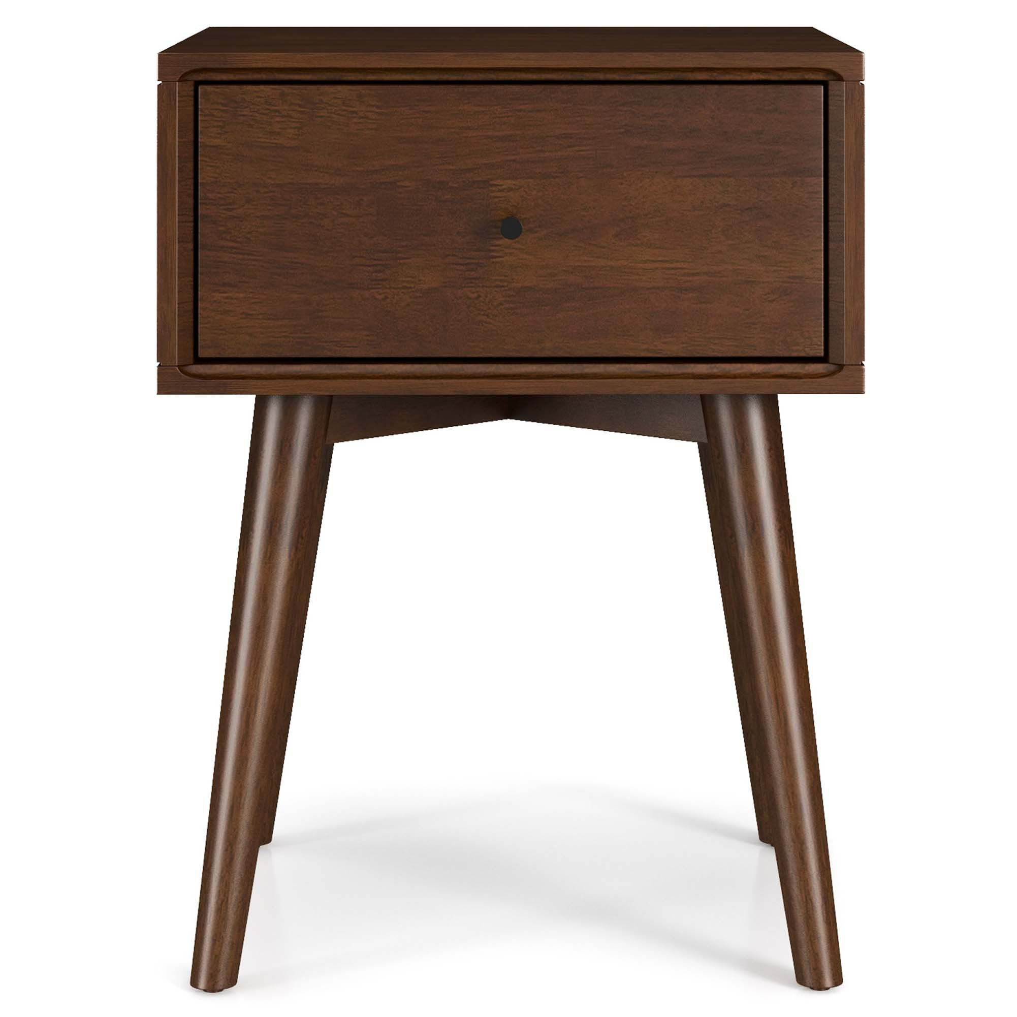 17 Stories Solid Wood Night Stand With One Drawer | Wayfair