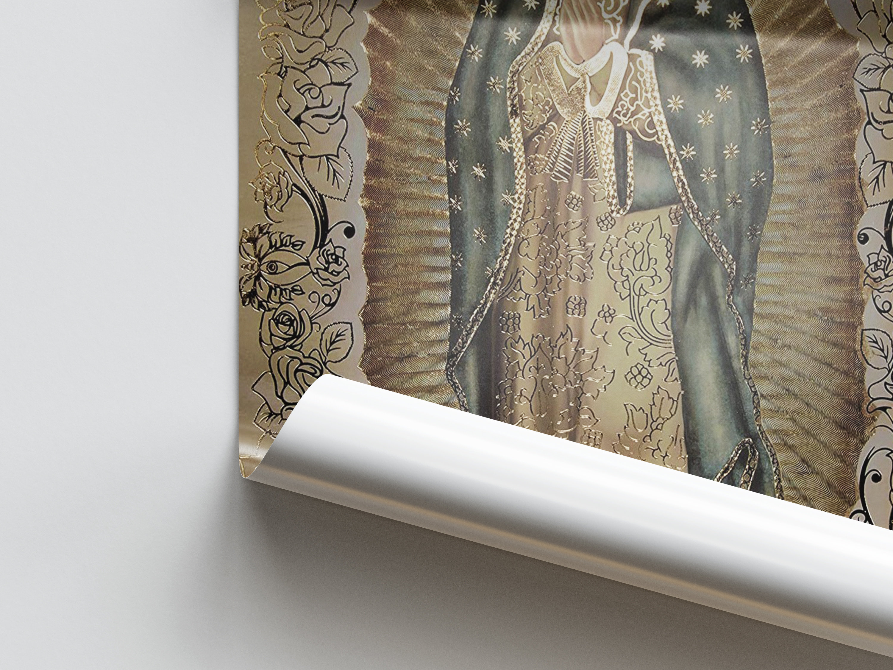 Canora Grey Abstract Our Lady of Guadalupe Canvas Art - Virgin Mary ...