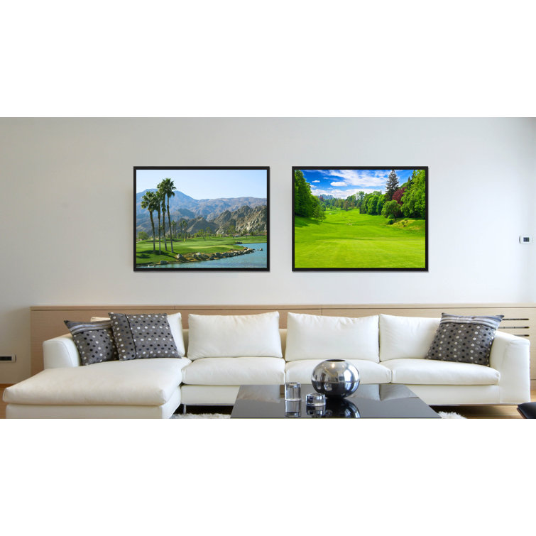 Millwood Pines West Palm Springs Golf Course Framed On Canvas Print ...