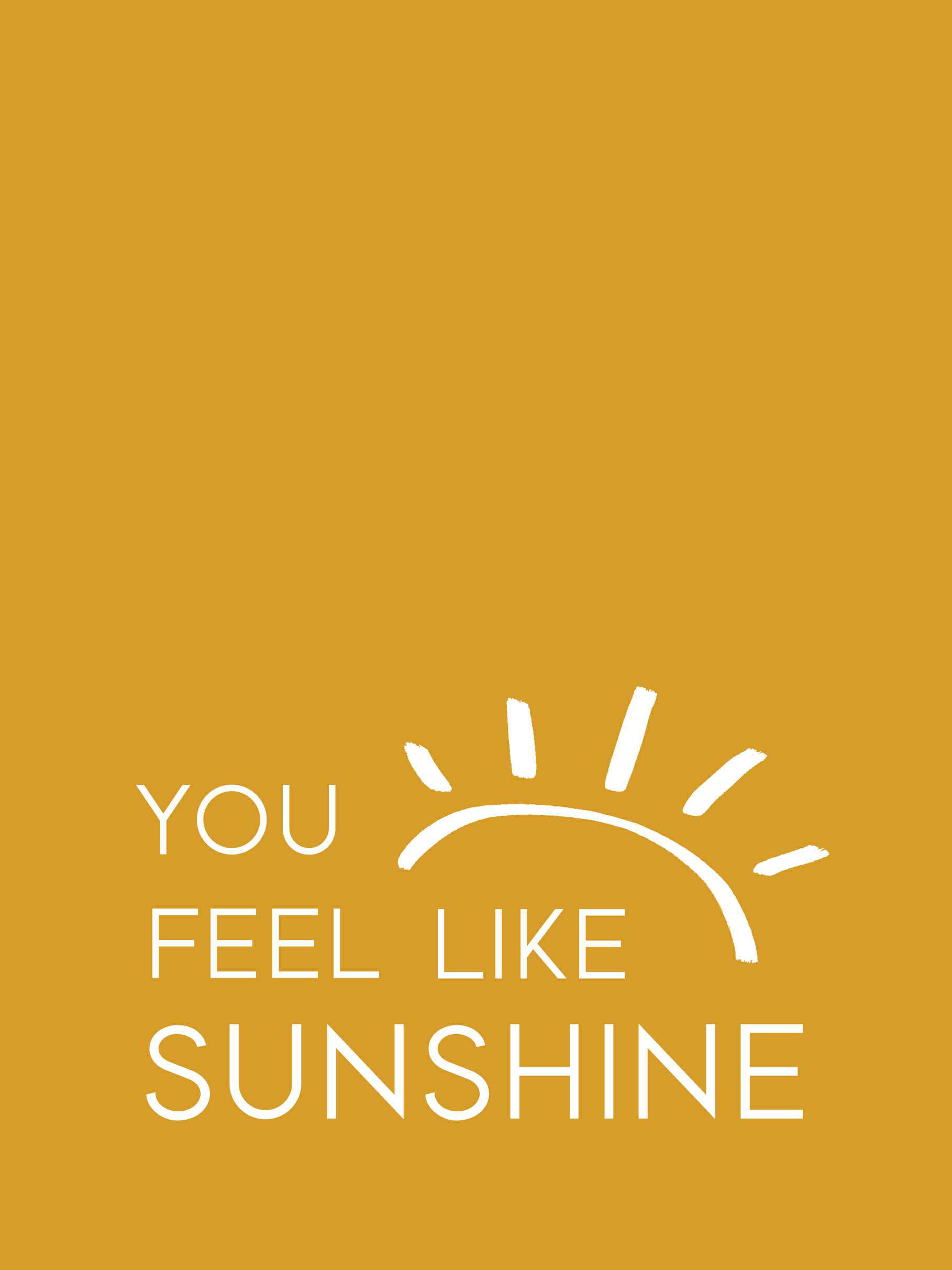 Trinx Feel Like Sunshine - Wrapped Canvas Print | Wayfair