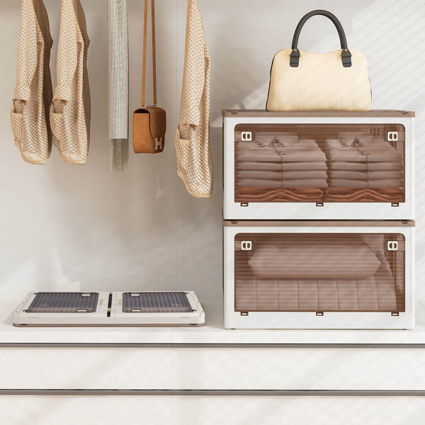 Rebrilliant 3 Pack Stackable Storage Bins With Lids 54 Gallon ...