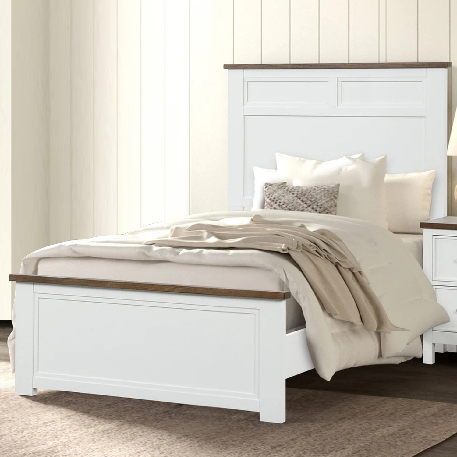 Ophelia & Co. Wooden Bed With Recessed Panels - Wayfair Canada