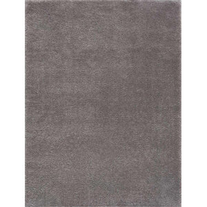 Mercer41 Fazli Performance Gray Plush Pile Area Rug & Reviews | Wayfair