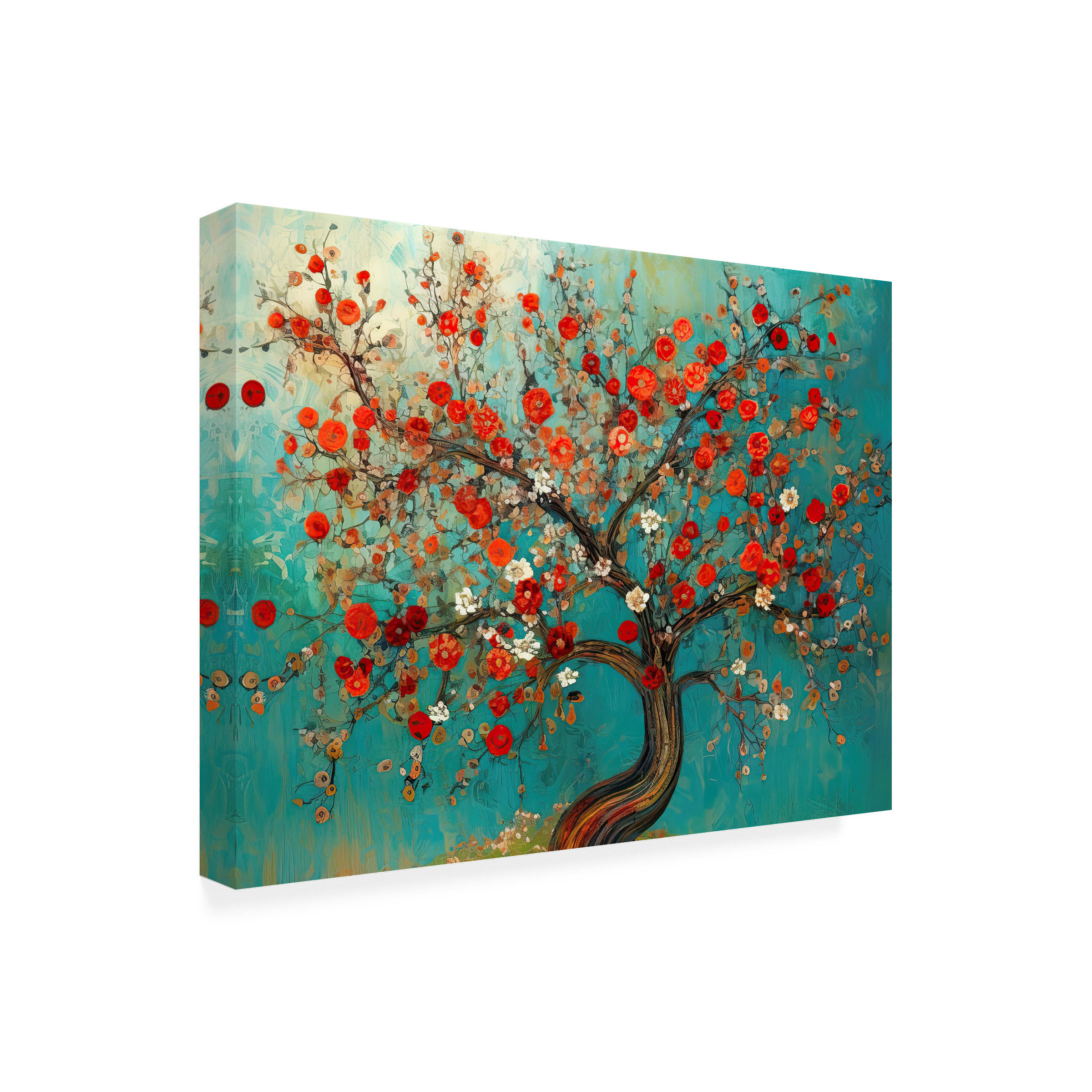 Winston Porter Sasha Tree Rapture I Canvas Art | Wayfair