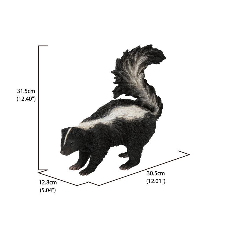 Hi-Line Gift Ltd. WALKING SKUNK STATUE & Reviews - Wayfair Canada