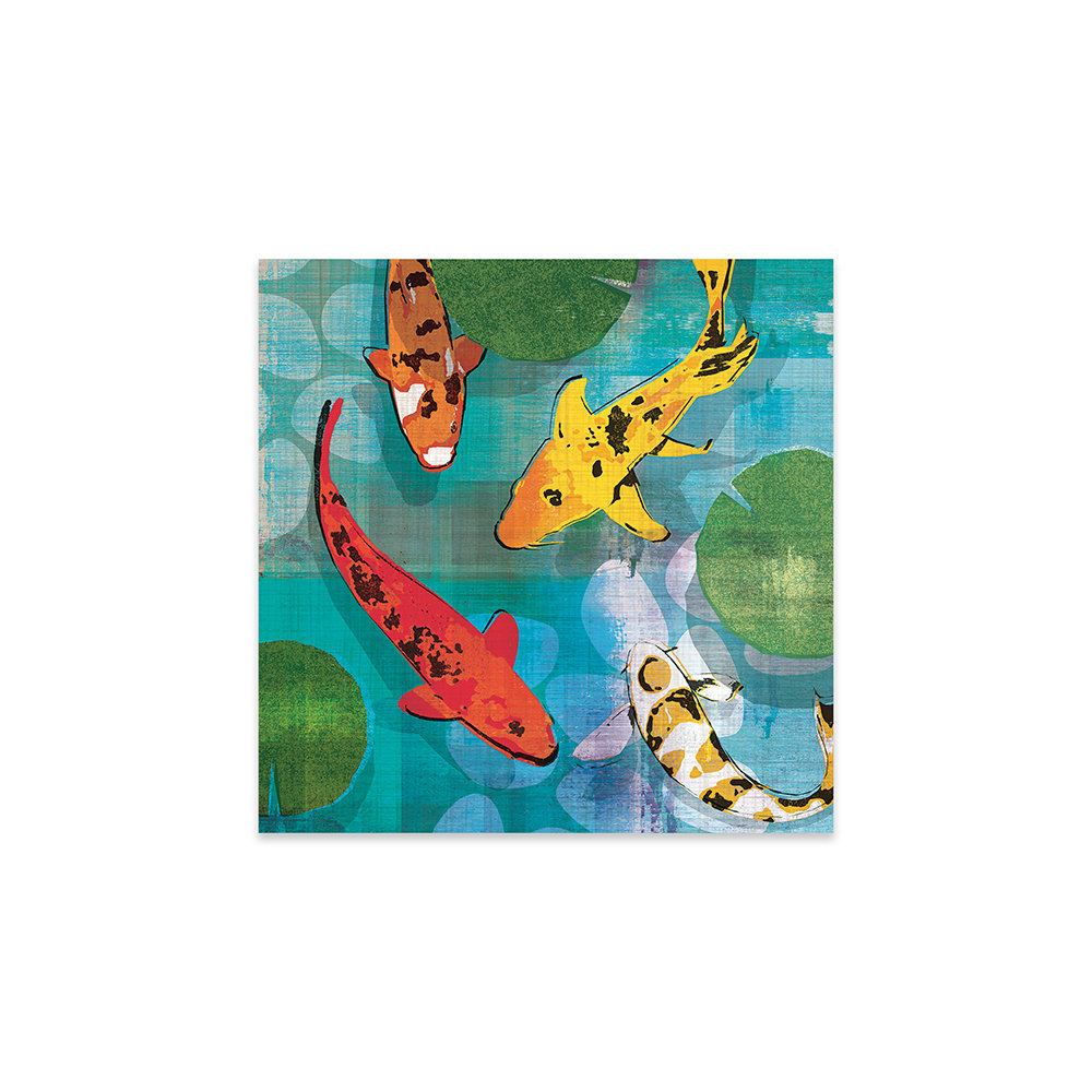 Dovecove " Lucky Koi I " by Tandi Venter | Wayfair