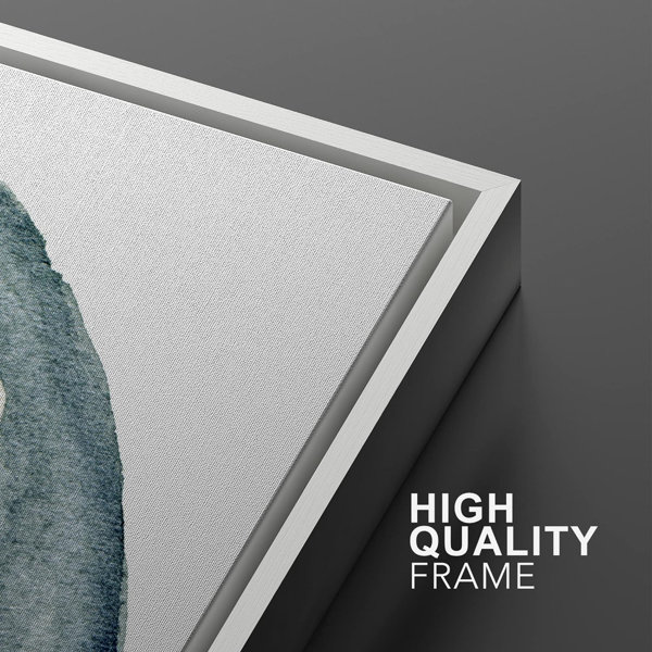 IDEA4WALL Geometric Pastel Watercolor Ring Abstract Shapes Digital Art ...