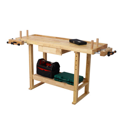 WFX Utility™ 60'' W Wood Top Workbench | Wayfair