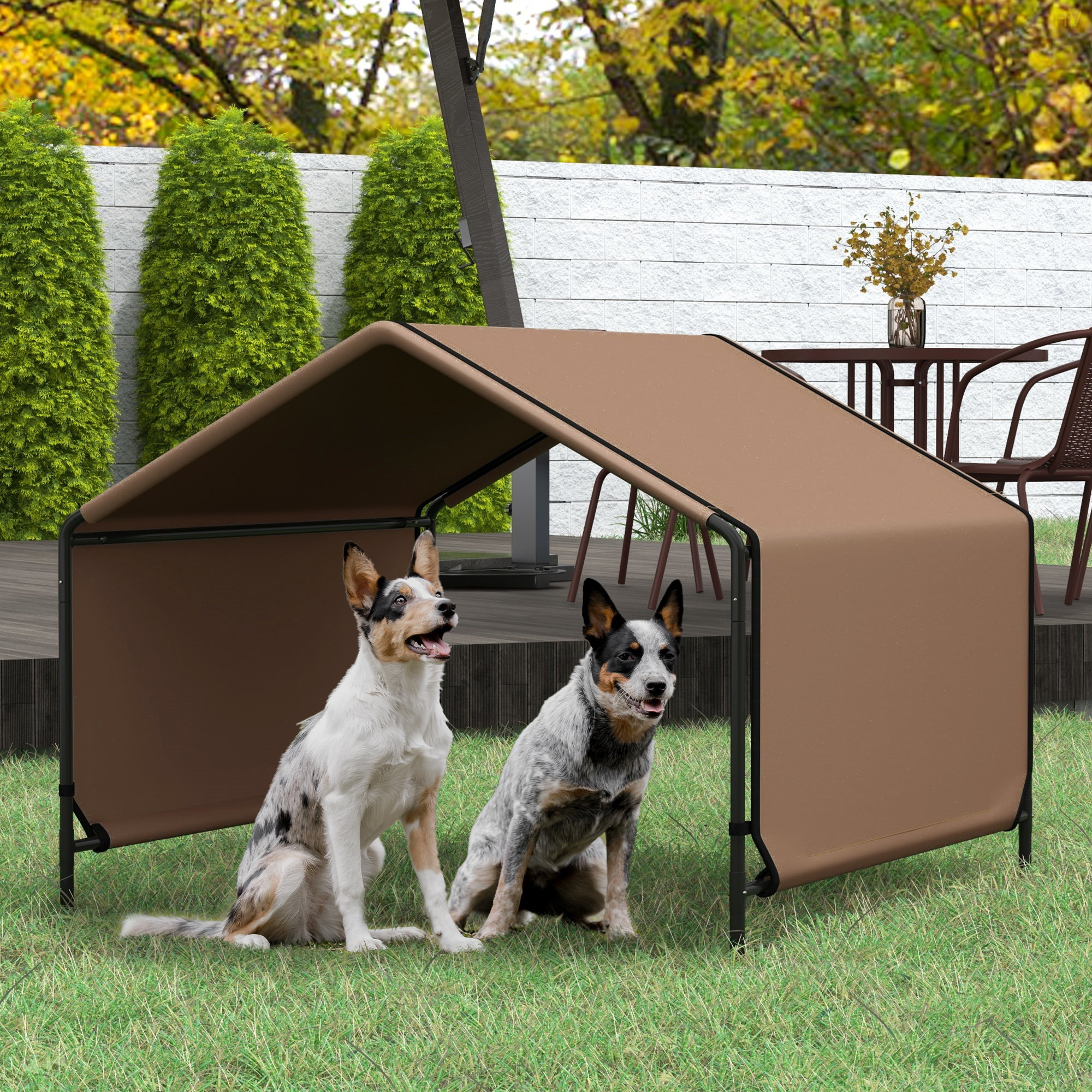 HomeViewto Dog Shade Shelter, Portable Pet Tent, Water Resistant Dog ...