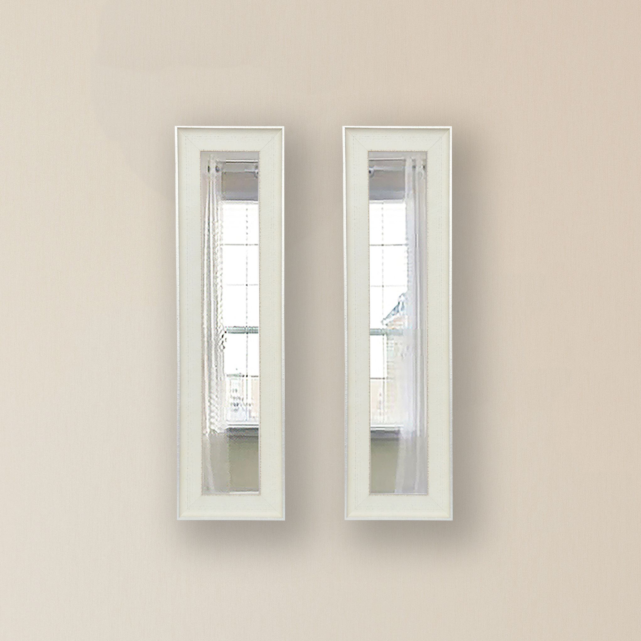 House of Hampton® Truluck 2 Piece Panels Traditional Mirror Set | Wayfair