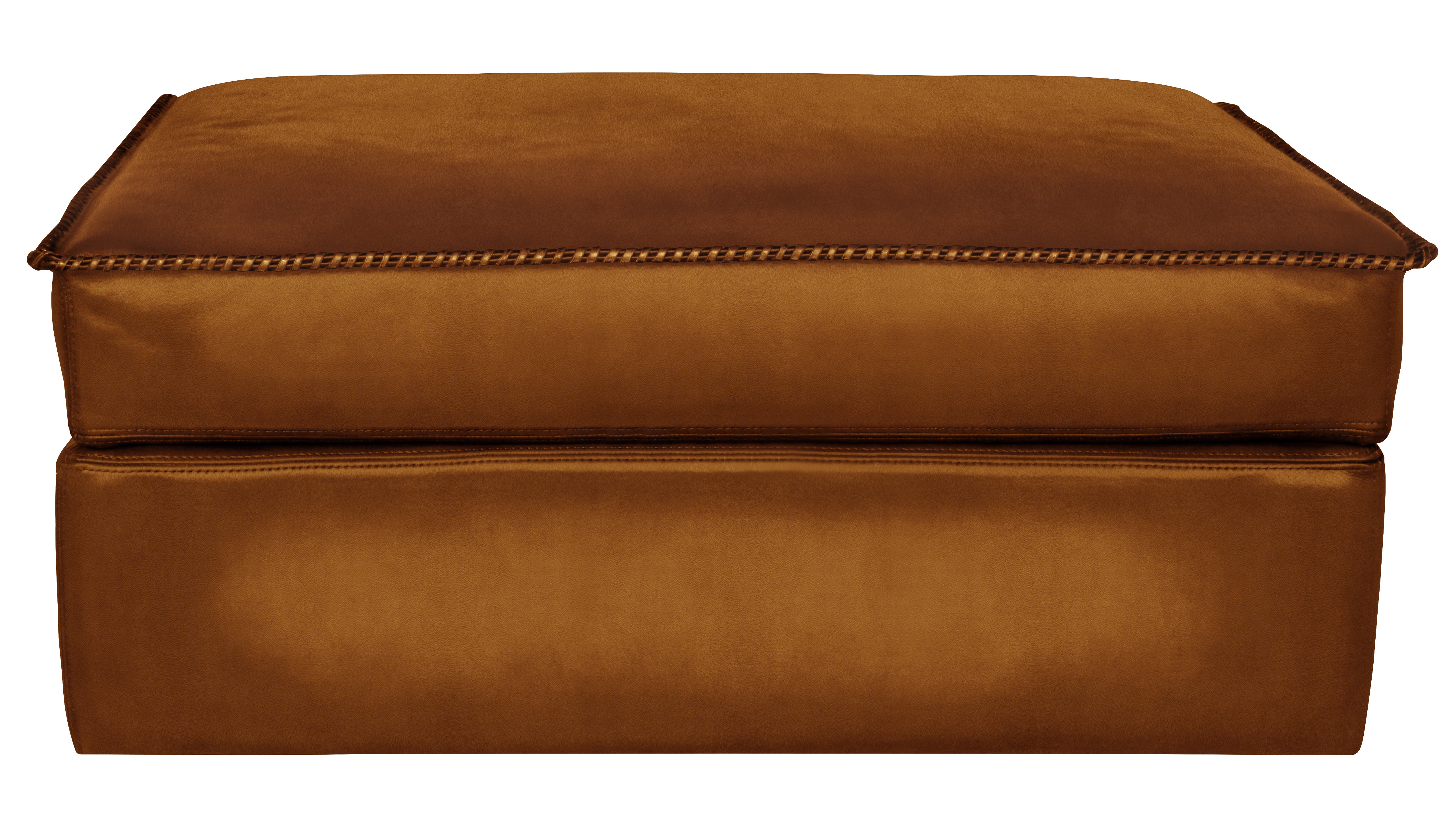 Eleanor Rigby Urban Cowboy 42'' Wide Genuine Leather Rectangle Storage ...