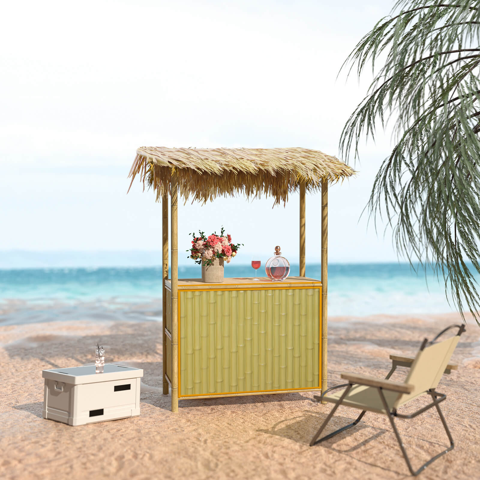 Arlmont & Co. Winon Metal Bar Counter | Wayfair