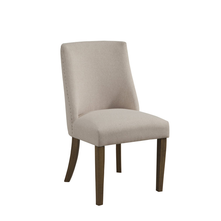 Sand & Stable Allscore Kensington Upholstered Parson Chairs, Reclaimed ...