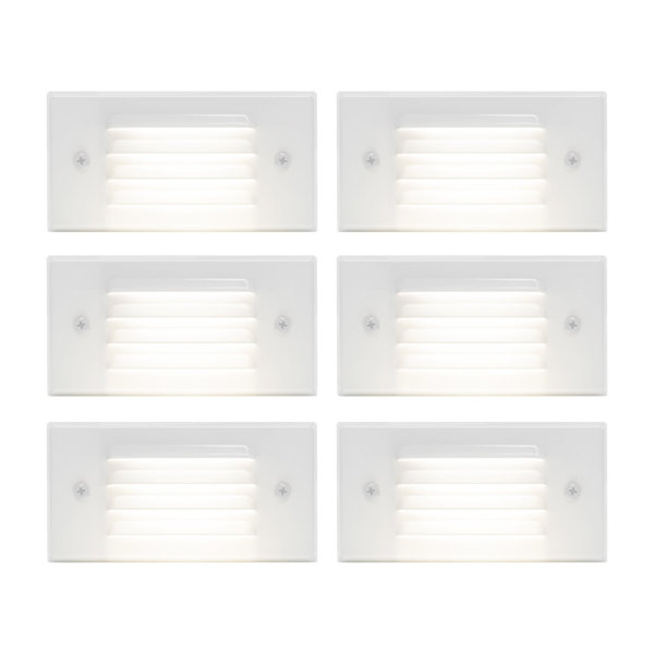 GKOplus Aluminum Low Voltage Integrated LED Metal Step Light | Wayfair
