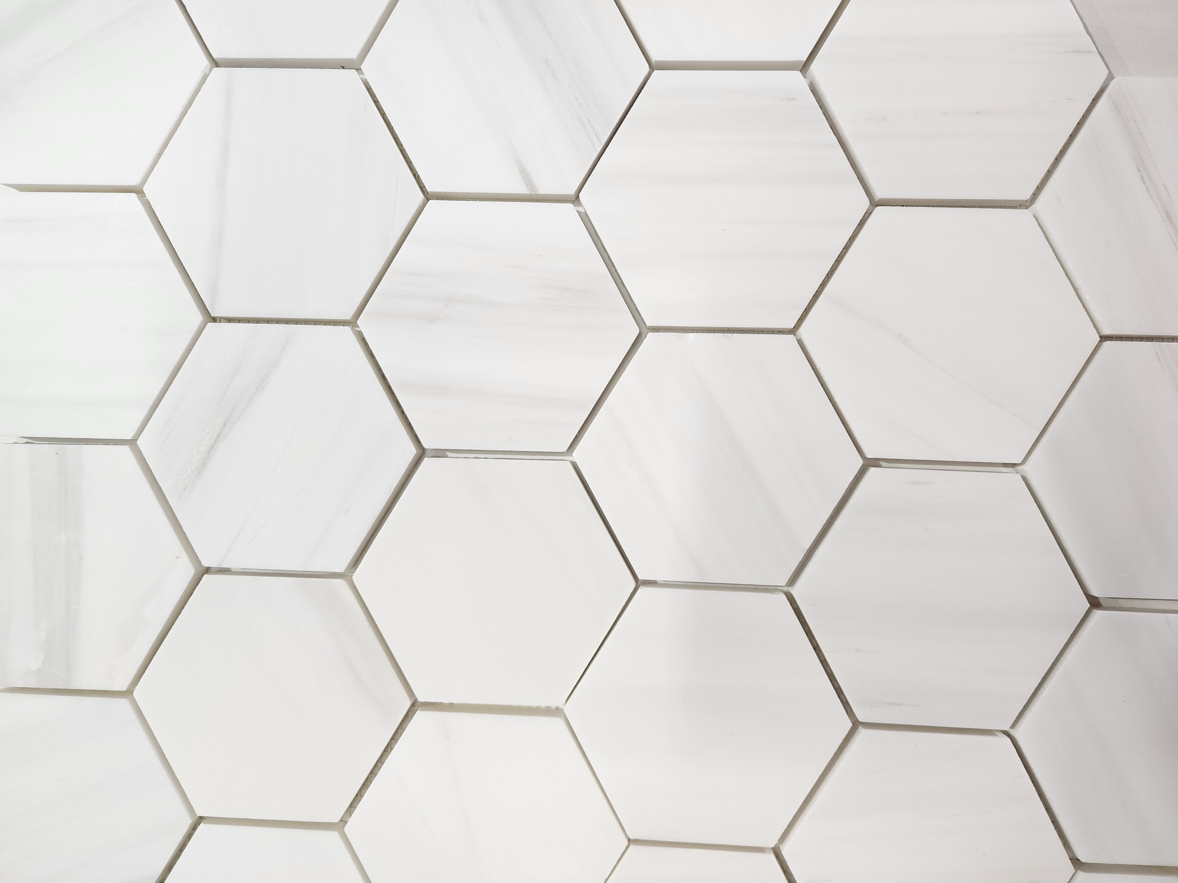 SB TILE AND STONE Bianco Dolomite 4" Hexagon Matte - Wayfair Canada