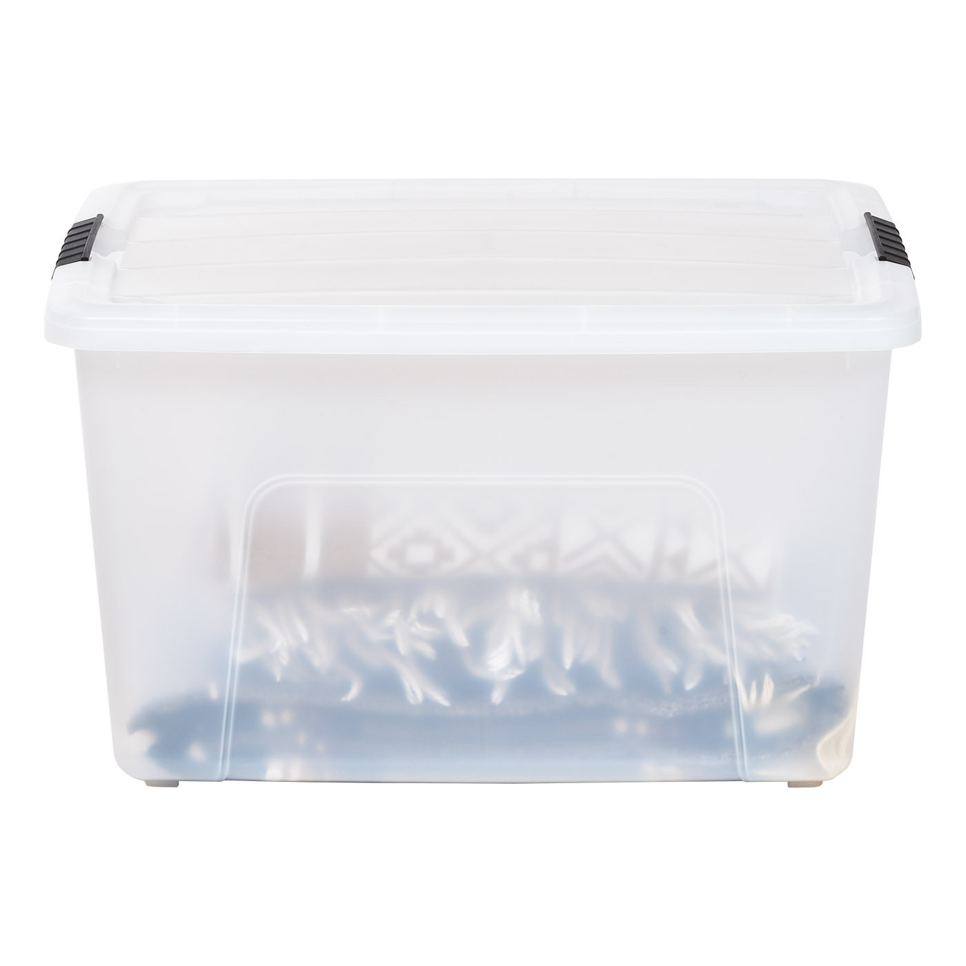 IRIS USA, Inc. 60 Qt./15 Gal. Plastic Storage Boxes with Latching Lids ...