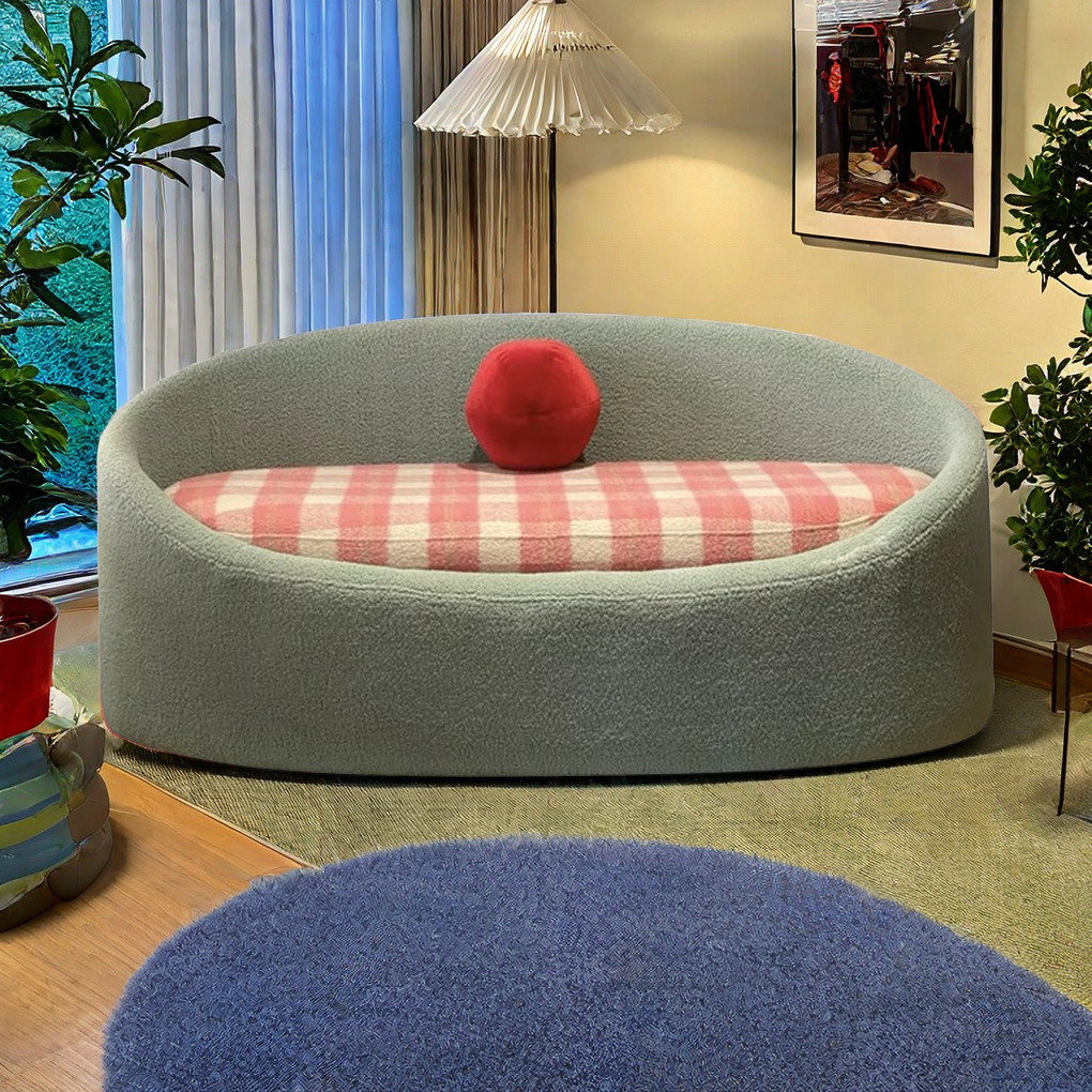 Hokku Designs Travious 62.99'' Armless Loveseat | Wayfair