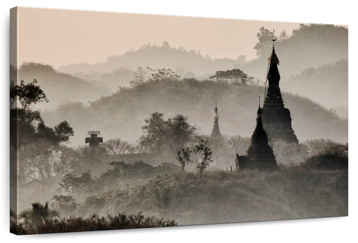 Dakota Fields Javetta Misty Sunrise In The Hills Of Mrauk Myanmar ...