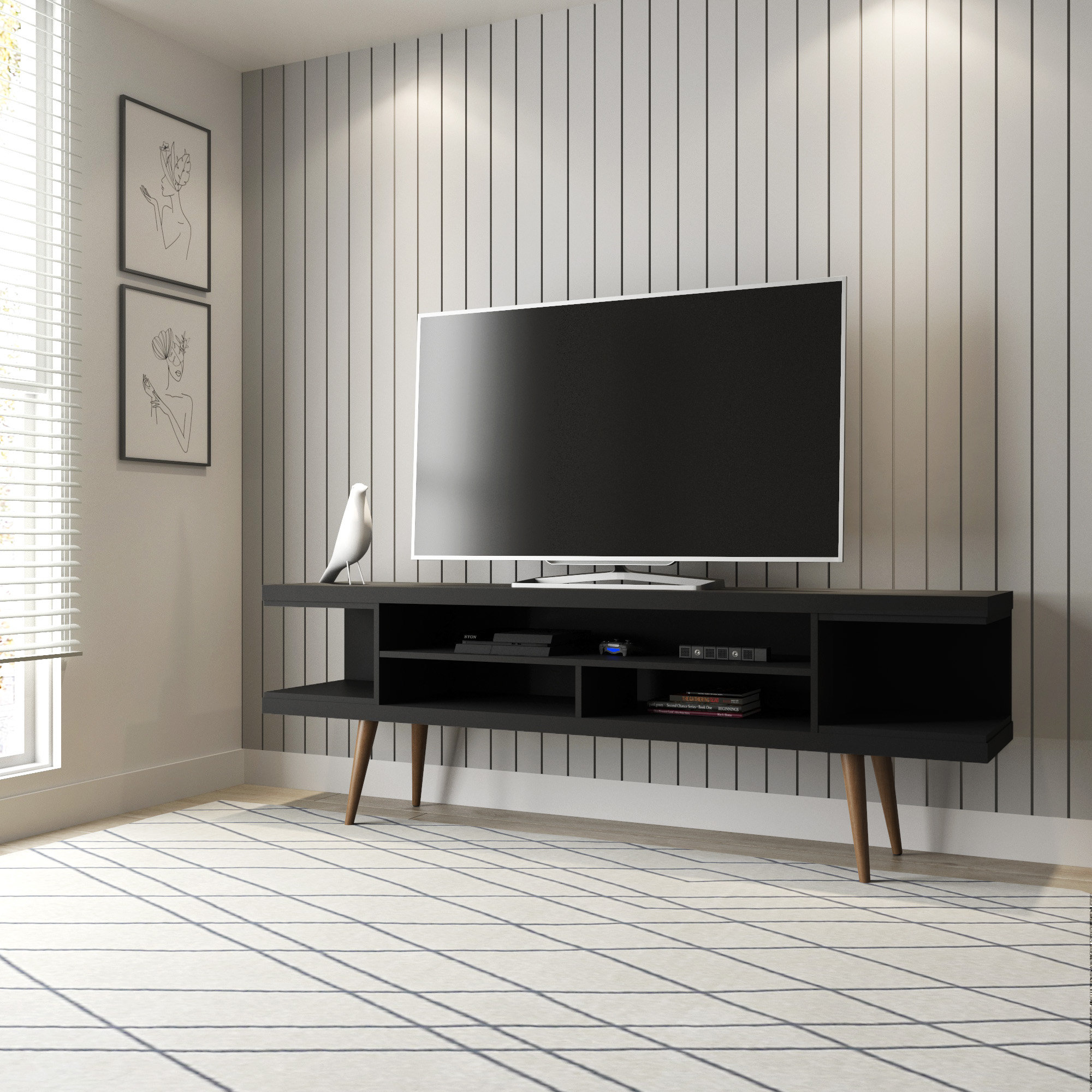 Wade Logan Michaelson TV Stand for TVs up to 65" & Reviews - Wayfair Canada