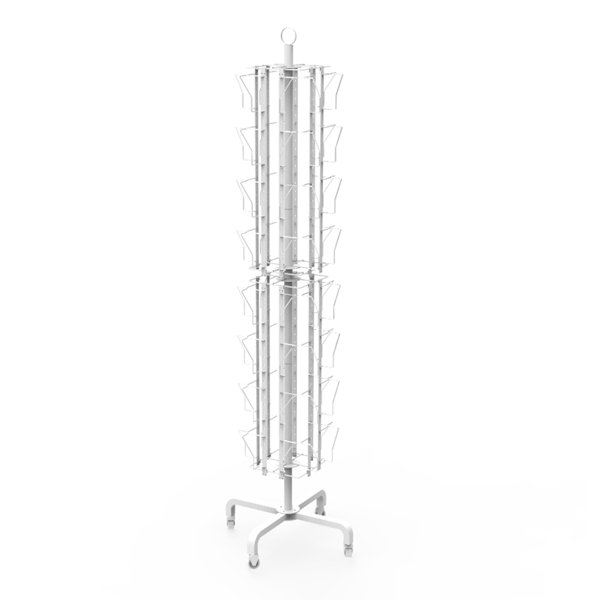 Rebrilliant 32 Adjustable Pockets Display Rack, Double Tier Greeting ...