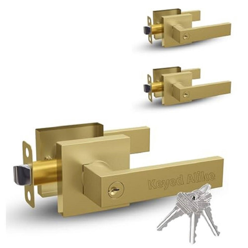 Mega Handles Robell Entry Combo Lever Door Handle And Single Cylinder ...