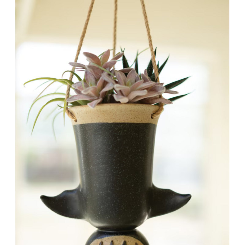 Trinx Ceramic Hanging Bat Planter | Wayfair